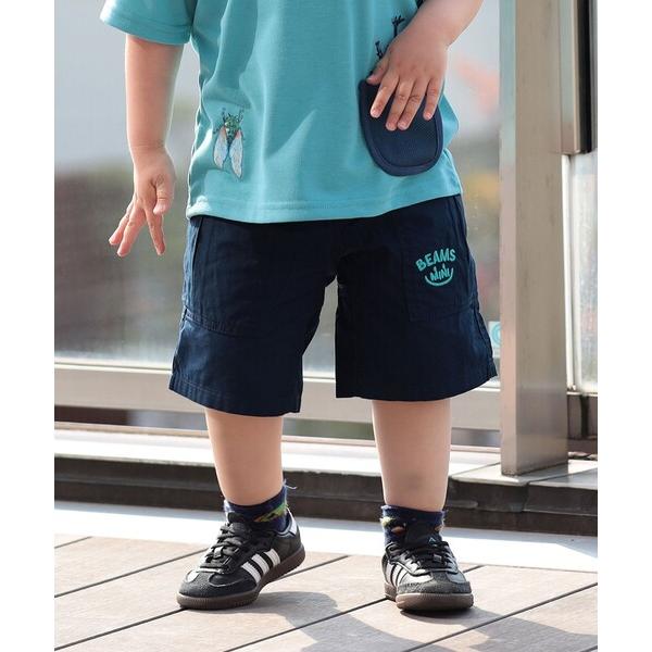 ZOZO問い合わせ番号:103044111ショップ:BEAMS HEART，ビームスハートブランド:BEAMS mini，ビームスミニ商品名:スマイル キャンプ ショーツ 2026SS（90〜140cm） 外遊び 丈夫 キッズ 定番 人気 ...