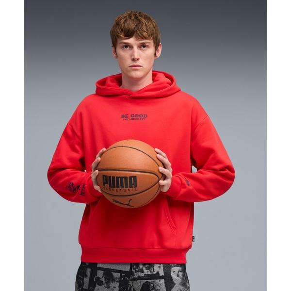 ZOZO問い合わせ番号:103044748ショップ:PUMA STORE ZOZO，プーマストアゾゾブランド:PUMA，プーマ商品名:PUMA プーマ メンズ バスケットボール Hoops x E.T. AOP フーディカテゴリ:トップス&...