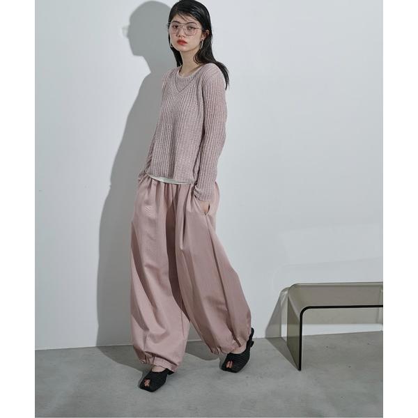 ZOZO問い合わせ番号:103045317ショップ:Auntie Rosa，アンティローザブランド:THE YOn，ザヨン商品名:バルーンヘムイージーワイドパンツカテゴリ:パンツ>その他パンツブランド品番:TY00000472素材:綿...