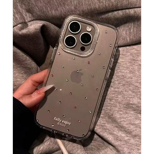 『タイムセール実施中』ZOZO問い合わせ番号:103045405ショップ:Vini，ヴィニブランド:Vini，ヴィニ商品名:カラフル ドット ラメ入り クリア iPhone ケース 13/14.15.16.16Proカテゴリ:PC・スマホグ...