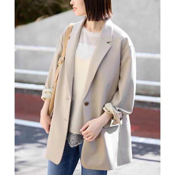 ZOZO問い合わせ番号:103046114ショップ:IENA，イエナブランド:SLOBE IENA，スローブイエナ商品名:《WEB限定/追加》PE SHARK ビックジャケットカテゴリ:ジャケット/アウター>テーラードジャケットブラン...