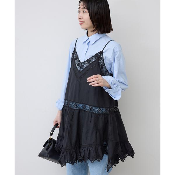 ZOZO問い合わせ番号:103046126ショップ:IENA，イエナブランド:SLOBE IENA，スローブイエナ商品名:リバーレースキャミワンピースカテゴリ:トップス>シャツ/ブラウスブランド品番:26040912600010素材:...