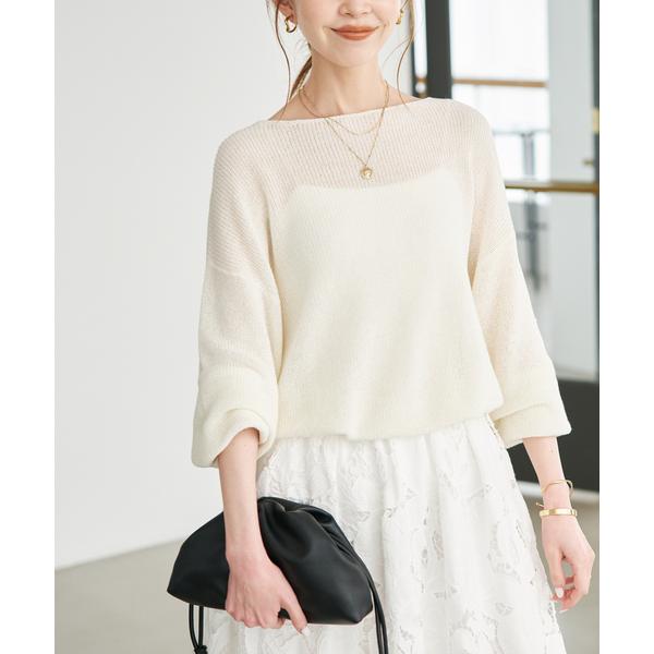 ZOZO問い合わせ番号:103046146ショップ:IENA，イエナブランド:SLOBE IENA，スローブイエナ商品名:《追加》リネン混畦ニットカテゴリ:トップス>ニット/セーターブランド品番:26080912300010素材:本体...