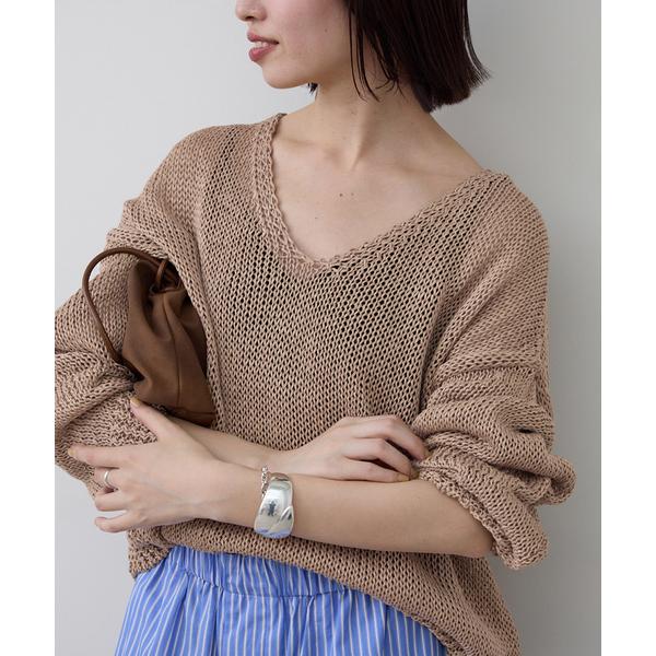 ZOZO問い合わせ番号:103046149ショップ:IENA，イエナブランド:SLOBE IENA，スローブイエナ商品名:ギマヤーンVネックプルオーバーカテゴリ:トップス>ニット/セーターブランド品番:26080912601010素材...