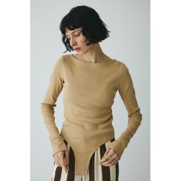 ZOZO問い合わせ番号:103046550ショップ:HeRIN.CYE，ヘリンドットサイブランド:HeRIN.CYE，ヘリンドットサイ商品名:Teleco back open tee　　テレコバックオープンTカテゴリ:トップス>Tシャ...