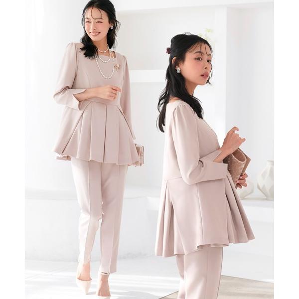 『セール実施中』ZOZO問い合わせ番号:103046605ショップ:RUIRUE BOUTIQUE，ルイルエブティックブランド:RUIRUE BOUTIQUE，ルイルエブティック商品名:ストレッチ ｜ 【2点set】レイヤード ペプラム ト...