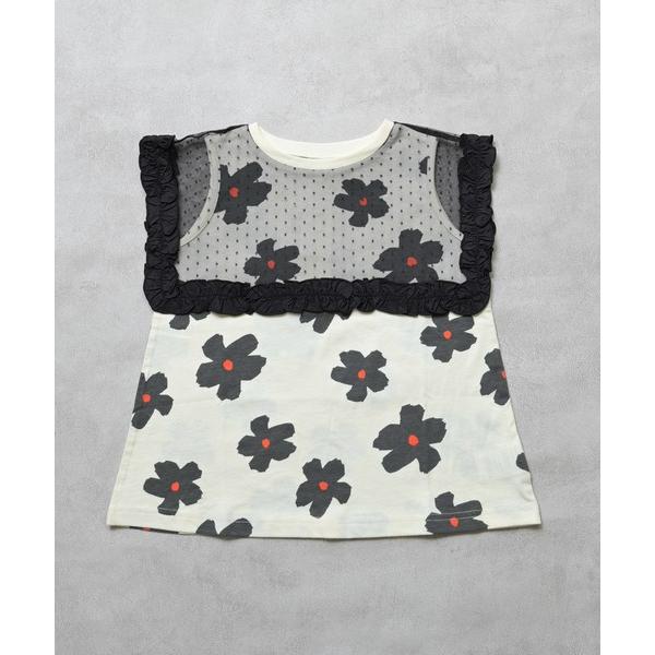 ZOZO問い合わせ番号:103047299ショップ:MARKEY'S，マーキーズブランド:MARKEY'S，マーキーズ商品名:チュールカラーノースリーブカットソーカテゴリ:トップス>Tシャツ/カットソーブランド品番:001036113...