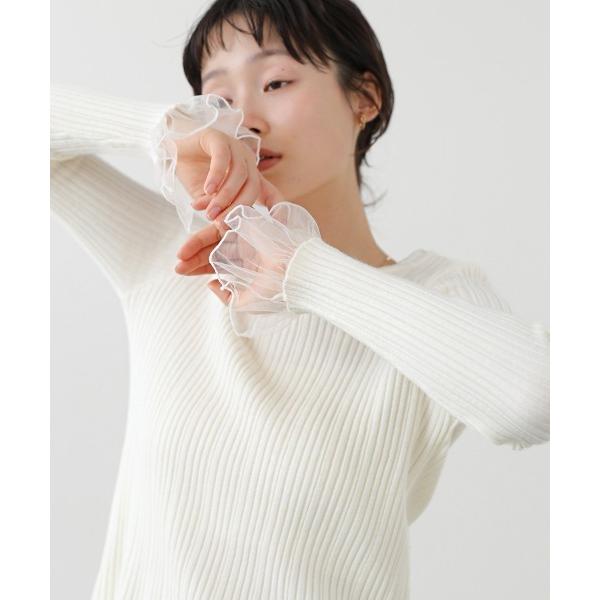 『タイムセール実施中』ZOZO問い合わせ番号:103047457ショップ:Bab，バブブランド:Bab，バブ商品名:フリル切替リブニットトップスカテゴリ:トップス>Tシャツ/カットソーブランド品番:2226105素材:本体：ポリエステ...