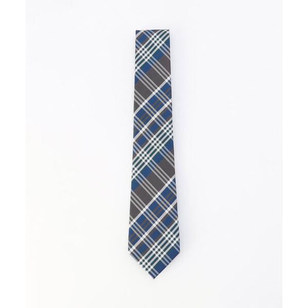 『タイムセール実施中』ZOZO問い合わせ番号:103047489ショップ:COMME CA ISM，コムサイズムブランド:COMME CA ISM，コムサイズム商品名:チェック柄 ネクタイカテゴリ:フォーマルスーツ/小物>ネクタイブラ...