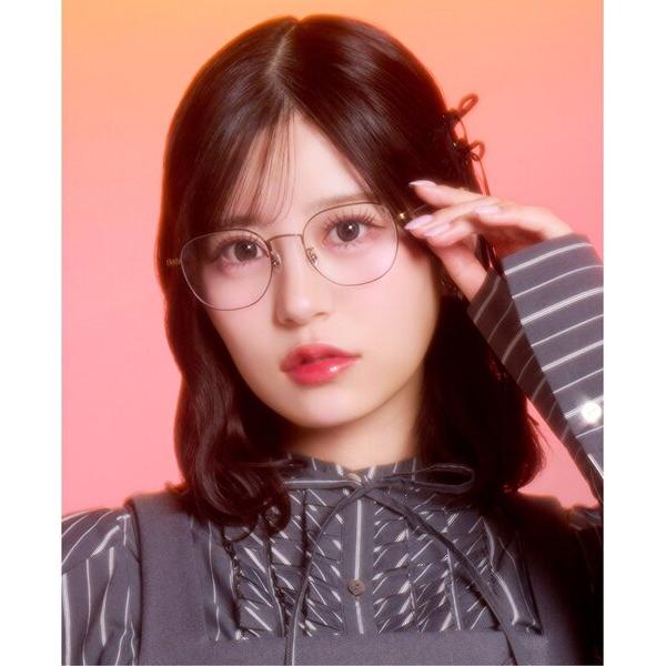 ZOZO問い合わせ番号:103047833ショップ:Zoff，ゾフブランド:Zoff，ゾフ商品名:Zoff｜FRUITS ZIPPER 【月足天音（つきあし あまね）モデル】ウェリントン型 メガネ｜フルーツジッパー グッズ 眼鏡 伊達メガネ...