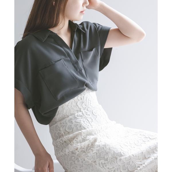 ZOZO問い合わせ番号:103047857ショップ:Spick &amp; Span，スピック アンド スパンブランド:NOBLE，ノーブル商品名:【洗える】ワークディテールノースリブラウスカテゴリ:トップス>シャツ/ブラウスブランド...