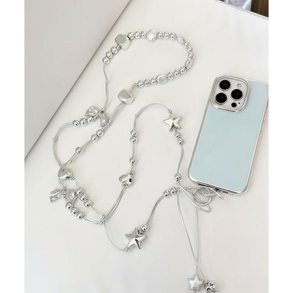 『タイムセール実施中』ZOZO問い合わせ番号:103047900ショップ:RiNc，リンクブランド:ammy.，エイミードット商品名:【 ammy. / エイミードット 】 スター コード スマホ ショルダーカテゴリ:PC・スマホグッズ/家...