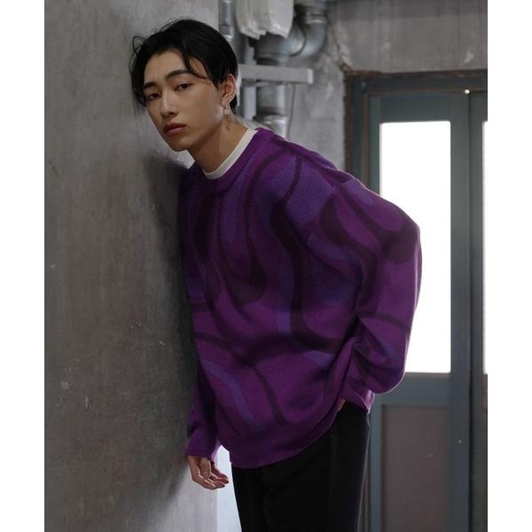 参考価格：5，496円発売時期：2022年01月コンディション：D（傷・汚れあり）傷や汚れがあるが使用には問題ないアイテム全体的：毛玉袖：ほつれ参考商品名：オーバーサイズマルチジャガードクルーネックニット参考品番：212377【商品に関する...