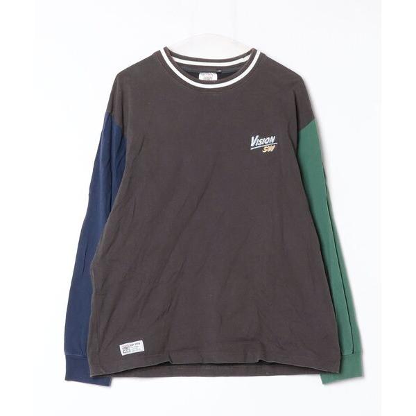 『タイムセール実施中』参考価格：4，400円発売時期：2022年01月コンディション：C（やや使用感あり）使用感があり、やや気になる傷や汚れがあるアイテム襟周り：色あせ参考商品名：【VISION STREET】リブラインロンＴ参考品番：23...