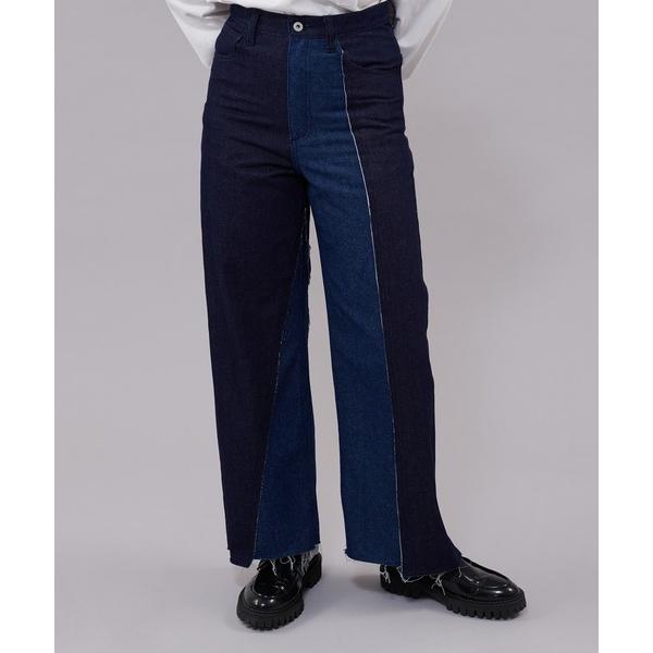 『タイムセール実施中』参考価格：6，930円発売時期：2023年09月コンディション：A（使用感なし）数回使用した程度で使用感が感じられないアイテム参考商品名：【SET UP可能】BICOLOR STRAIGHT DENIM PANTS /...