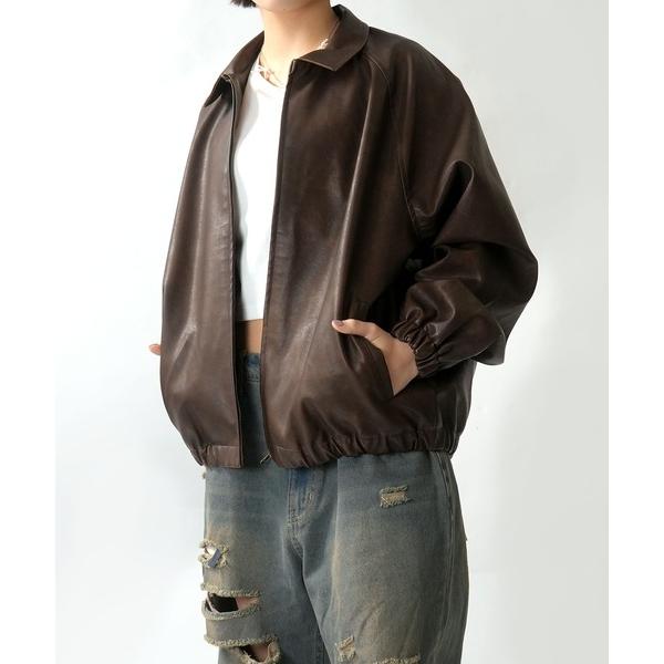 参考価格：13，200円発売時期：2024年12月コンディション：A（使用感なし）数回使用した程度で使用感が感じられないアイテム参考商品名：Vintage-like synthetic leather blouson/ヴィンテージライク P...