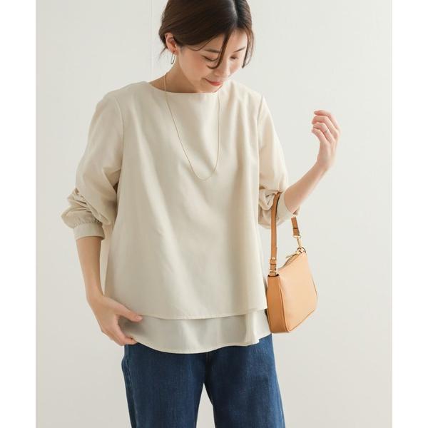 『セール実施中』参考価格：9，350円発売時期：2023年03月コンディション：A（使用感なし）数回使用した程度で使用感が感じられないアイテム参考商品名：『UR TECH Smart Linen Touch』レイヤードブラウス参考品番：DR...