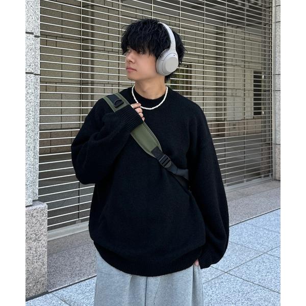 『セール実施中』参考価格：5，500円発売時期：2024年09月コンディション：B（目立つ使用感なし）使用感が少ない、または気にならないアイテム袖：毛玉参考商品名：soft touch over size crew neck knit - ...