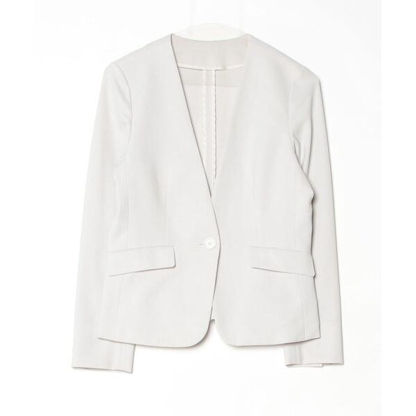 『セール実施中』参考価格：17，600円発売時期：2023年01月コンディション：B（目立つ使用感なし）使用感が少ない、または気にならないアイテム全体的：汚れ参考商品名：【洗えるセットアップ】2WAYストレッチオックス カラーレスジャケット...