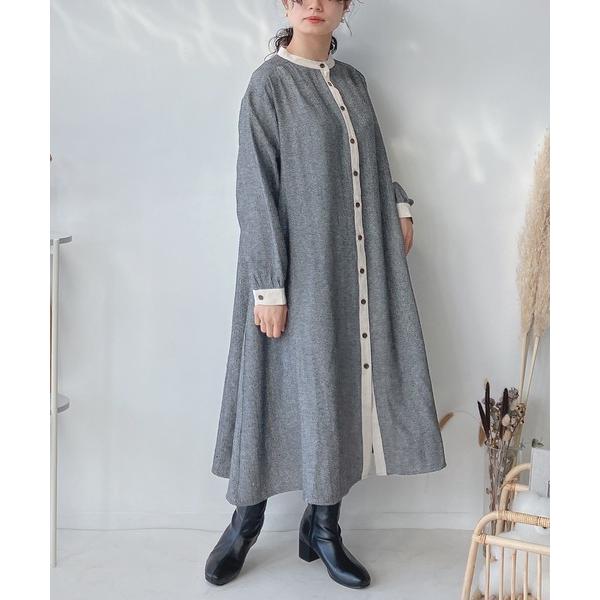 『セール実施中』参考価格：8，690円発売時期：2022年11月コンディション：B（目立つ使用感なし）使用感が少ない、または気にならないアイテム全体的：汚れ、色あせ参考商品名：♪バイカラーゆるりシャツワンピース参考品番：QG1577【商品に...