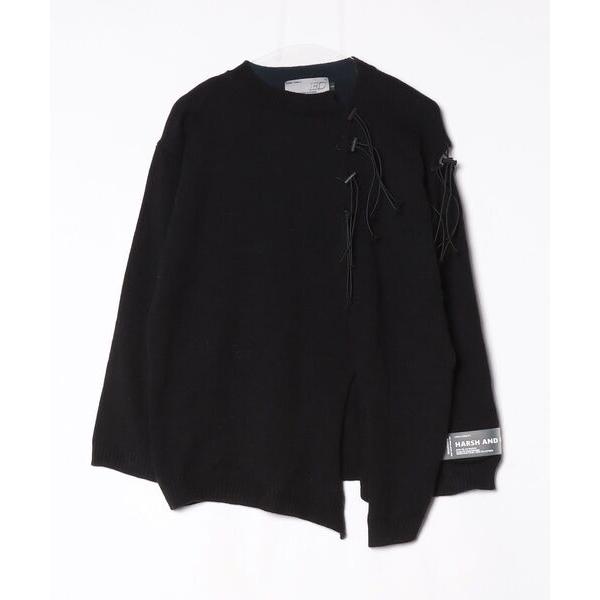 『セール実施中』参考価格：12，980円発売時期：2021年02月コンディション：A（使用感なし）数回使用した程度で使用感が感じられないアイテム参考商品名：ドローコード ダメージニット H184150166【Harsh and Cruel】...