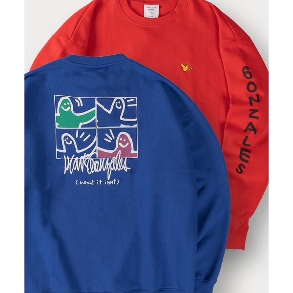 『セール実施中』参考価格：5，500円発売時期：2023年12月コンディション：D（傷・汚れあり）傷や汚れがあるが使用には問題ないアイテム首周り・袖口：汚れ全体的：毛玉参考商品名：【90】【Mark Gonzales / マーク ゴンザレス...