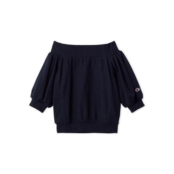 ZOZO問い合わせ番号:103083231ショップ:FRAY I.D，フレイ アイディーブランド:FRAY I.D，フレイアイディー商品名:【FRAY I.D｜Champion】パフスリーブオフショルスウェットカテゴリ:トップス>スウ...