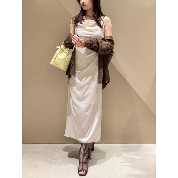 ZOZO問い合わせ番号:103083241ショップ:FRAY I.D，フレイ アイディーブランド:FRAY I.D，フレイアイディー商品名:タックドレープキャミワンピースカテゴリ:ワンピース/ドレス>ワンピースブランド品番:FWFO2...