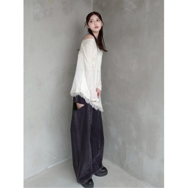 ZOZO問い合わせ番号:103083247ショップ:FRAY I.D，フレイ アイディーブランド:FRAY I.D，フレイアイディー商品名:【00サイズあり】カットアウトバレルデニムパンツカテゴリ:パンツ>デニムパンツブランド品番:F...