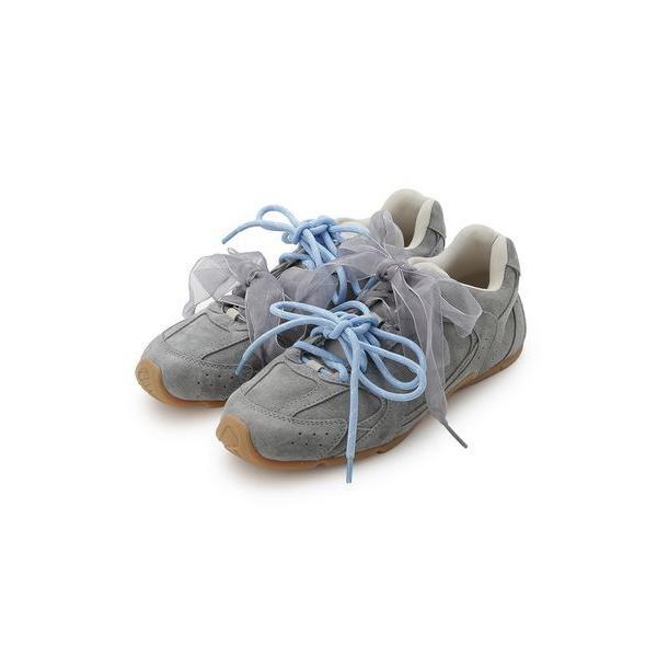 ZOZO問い合わせ番号:103083276ショップ:FRAY I.D，フレイ アイディーブランド:FRAY I.D，フレイアイディー商品名:【MOHI】レースリボンスニーカーカテゴリ:シューズ>スニーカーブランド品番:FWGS2613...