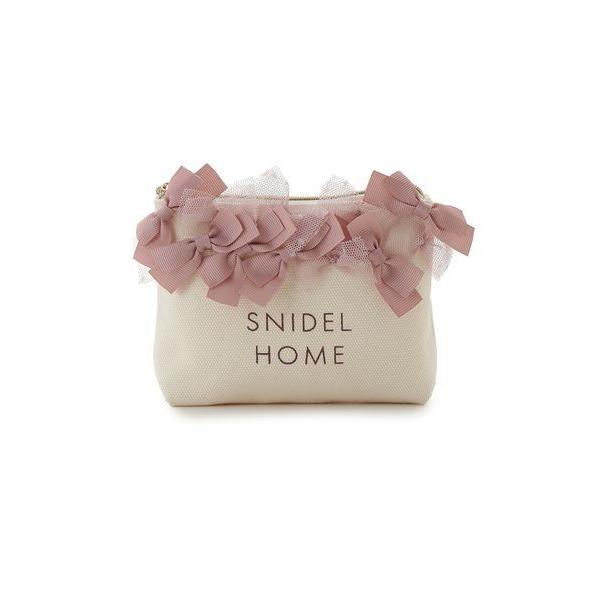 ZOZO問い合わせ番号:103083289ショップ:SNIDEL HOME，スナイデルホームブランド:SNIDEL HOME，スナイデルホーム商品名:リボンポーチカテゴリ:財布/小物>ポーチブランド品番:SHGG269001素材:表地...