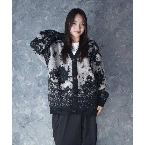 『セール実施中』ZOZO問い合わせ番号:103083331ショップ:IF Div.，アイエフディビジョンブランド:NOIZY，ノイジー商品名:Abstract Shaggy Cardigan / 総柄 シャギーニット カーディガンカテゴリ:...