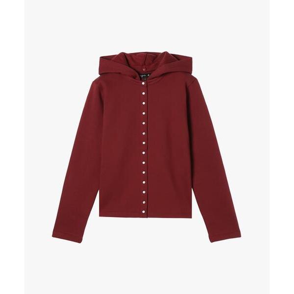 ZOZO問い合わせ番号:103084043ショップ:agnes b.，アニエスベーブランド:agnes b.，アニエスベー商品名:オーガニックコットン メルトン 長袖 カーディガンプレッション ”Capuche”カテゴリ:トップス>カ...