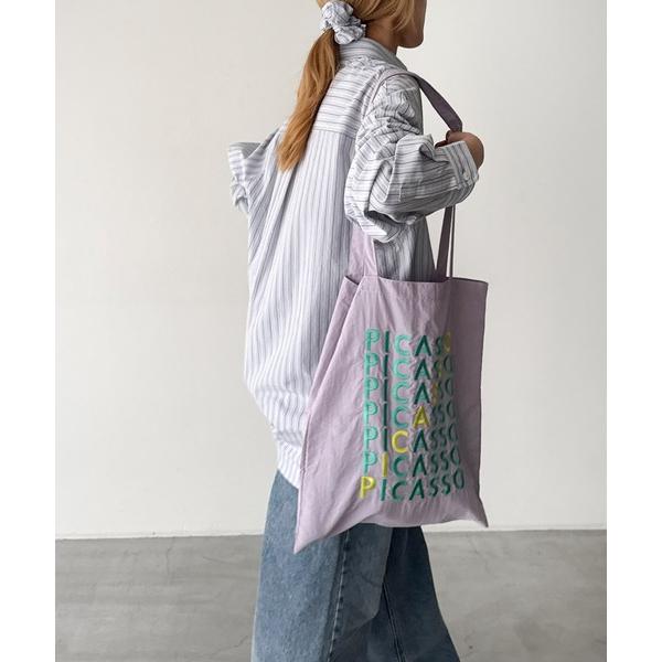 ZOZO問い合わせ番号:103084114ショップ:CANAL JEAN，キャナルジーンブランド:CANAL JEAN，キャナルジーン商品名:NOT OEM　PICASSO ラインロゴトートバッグカテゴリ:バッグ>トートバッグブランド...