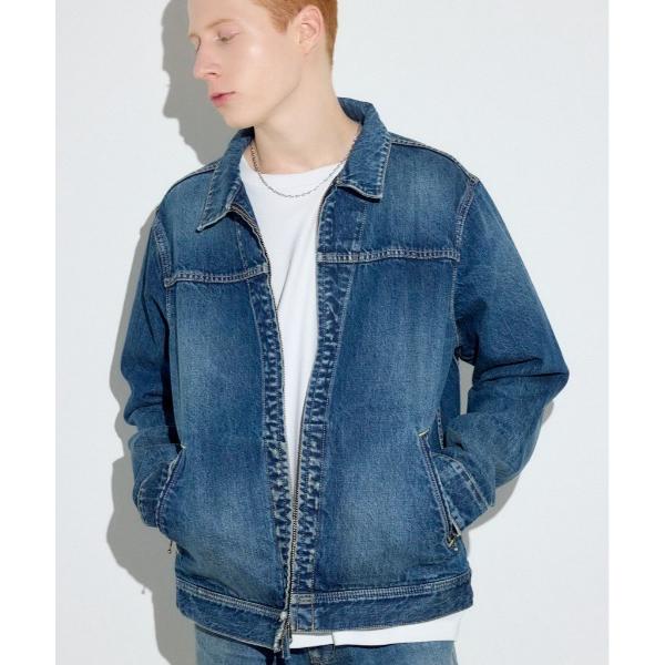 ZOZO問い合わせ番号:103084196ショップ:AZUL BY MOUSSY，アズールバイマウジーブランド:AZUL BY MOUSSY，アズールバイマウジー商品名:ファスナーデザインGジャンカテゴリ:ジャケット/アウター>デニム...