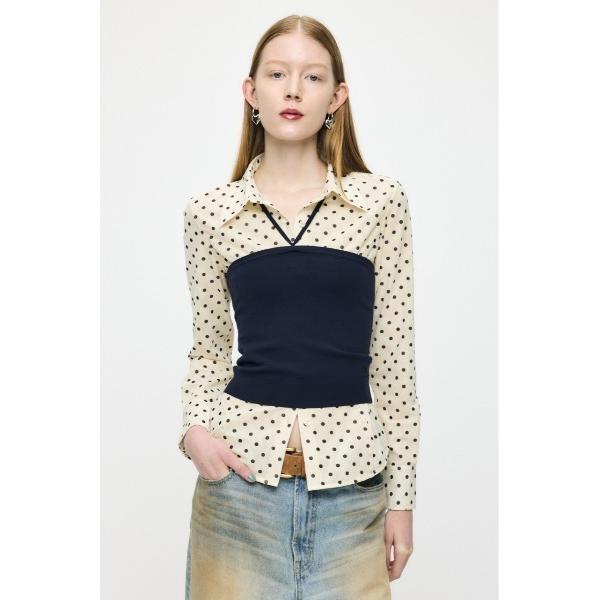 ZOZO問い合わせ番号:103084241ショップ:MOUSSY，マウジーブランド:MOUSSY，マウジー商品名:【26年SS新作】KNIT BARE トップスカテゴリ:トップス>チューブトップブランド品番:010JS470-4141...