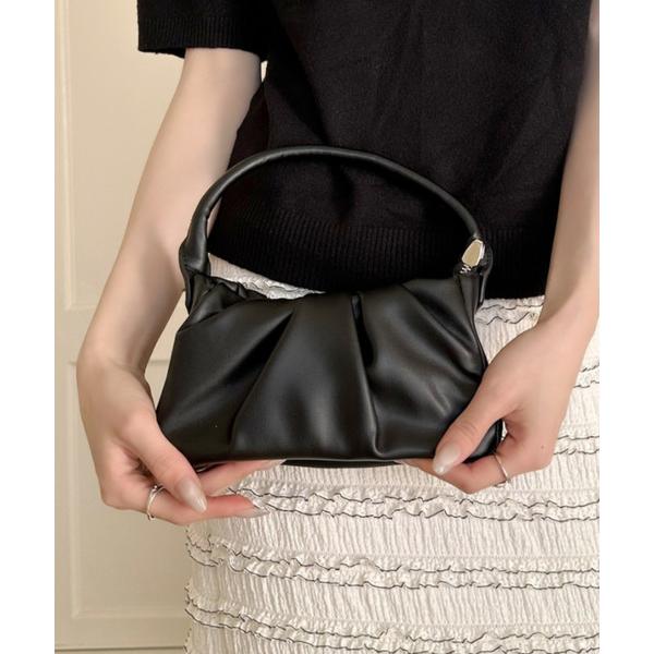 『タイムセール実施中』ZOZO問い合わせ番号:103085118ショップ:Ada.，エイダブランド:Eclat one，エクラワン，Ada.，エイダ商品名:【Eclat one】ワンハンドル ギャザー ハンドバッグカテゴリ:バッグ>ハ...