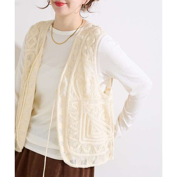 ZOZO問い合わせ番号:103085199ショップ:JOINT WORKS，ジョイントワークスブランド:B.C STOCK，ベーセーストック，Simplicite，サンプリシテ商品名:《追加5》手洗い可 / メッシュ刺繍ベストカテゴリ:ジャ...