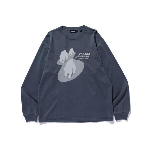 ZOZO問い合わせ番号:103085862ショップ:XLARGE，エクストララージブランド:XLARGE，エクストララージ商品名:JUNGLE OPERATIONS L/S TEEカテゴリ:トップス>Tシャツ/カットソーブランド品番:...