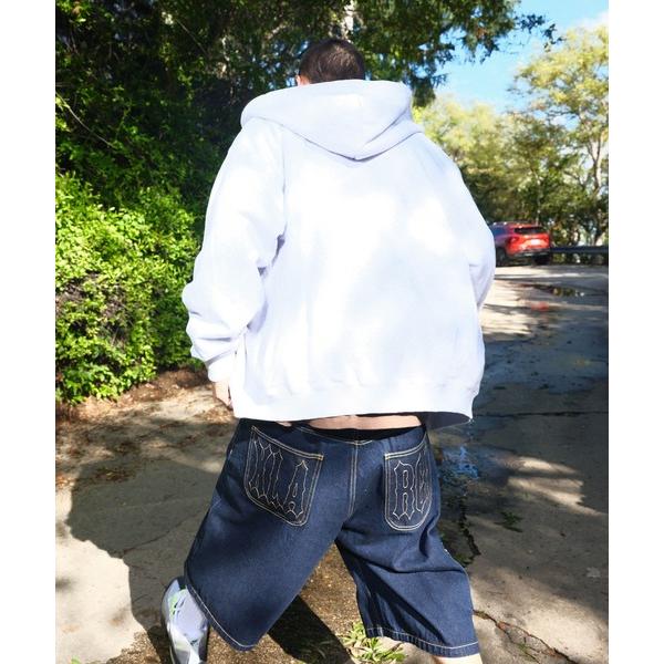 ZOZO問い合わせ番号:103085864ショップ:XLARGE，エクストララージブランド:XLARGE，エクストララージ商品名:STITCHED LOGO DENIM SHORTSカテゴリ:パンツ>デニムパンツブランド品番:1012...