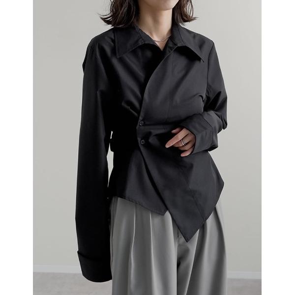 ZOZO問い合わせ番号:103085975ショップ:Re:EDIT，リエディブランド:Re:EDIT，リエディ商品名:[2026S/S COLLECTION]ブロードウエストタックシャツカテゴリ:トップス>シャツ/ブラウスブランド品番...