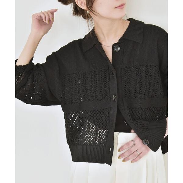 ZOZO問い合わせ番号:103086112ショップ:SHIPS for women，シップス フォー ウィメンブランド:quaranciel，カランシエル，SHIPS，シップス商品名:quaranciel:〈手洗い可能〉透かし編み 襟付き ...