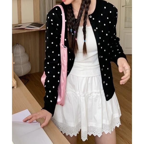 『タイムセール実施中』ZOZO問い合わせ番号:103086401ショップ:UP START，アップスタートブランド:UP START，アップスタート商品名:【LAMPOON】ドットカーディガンカテゴリ:トップス>カーディガン/ボレロブ...