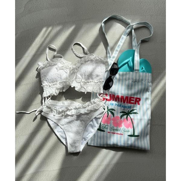 ※このアイテムは返品・交換対象外商品です。ZOZO問い合わせ番号:103086506ショップ:chuclla，チュクラブランド:SANSeLF，サンセルフ商品名:【SANSeLF】フリルシャーリングスイムウェア saws26s005カテゴリ...