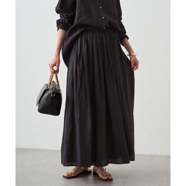 ZOZO問い合わせ番号:103086522ショップ:LOUNGEDRESS，ラウンジドレスブランド:LOUNGEDRESS，ラウンジドレス商品名:リネンタックギャザースカートカテゴリ:スカート>スカートブランド品番:LDZ106130...