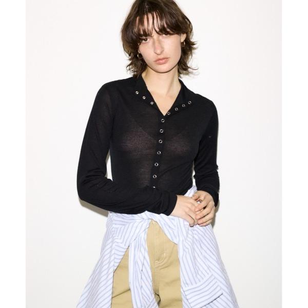 ZOZO問い合わせ番号:103086608ショップ:SLY，スライブランド:THROW by SLY，スローバイスライ，SLY，スライ商品名:THROW RING BUTTONS TOPSTHROW リングボタンズトップス 冬服 春服カテゴ...