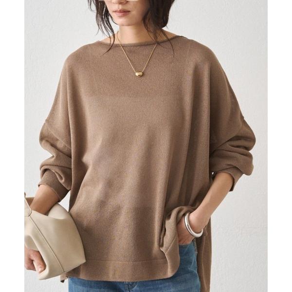 ZOZO問い合わせ番号:103086694ショップ:LOUNGEDRESS，ラウンジドレスブランド:LOUNGEDRESS，ラウンジドレス商品名:和紙天竺ニットカテゴリ:トップス>ニット/セーターブランド品番:LDZ1061305A0...