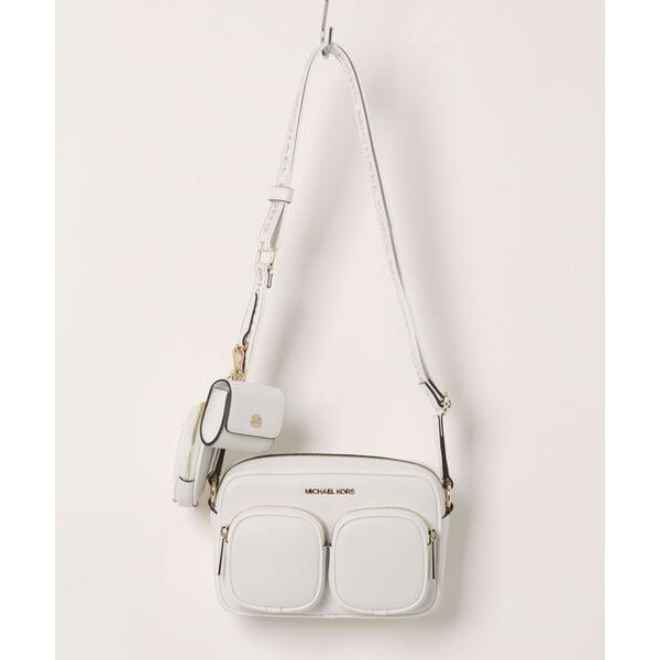 『セール実施中』ZOZO問い合わせ番号:103086874ショップ:MICHAEL KORS，マイケル・コースブランド:MICHAEL KORS，マイケルコース商品名:JET SET ITEM レザー ポケット クロスボディ ウィズ アタッ...