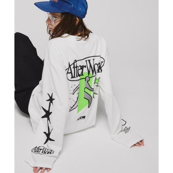 ZOZO問い合わせ番号:103086950ショップ:Auntie Rosa，アンティローザブランド:Auntie Rosa Holiday，アンティローザホリデー商品名:オーバーサイズロンT/AfterWorkカテゴリ:トップス>Tシ...