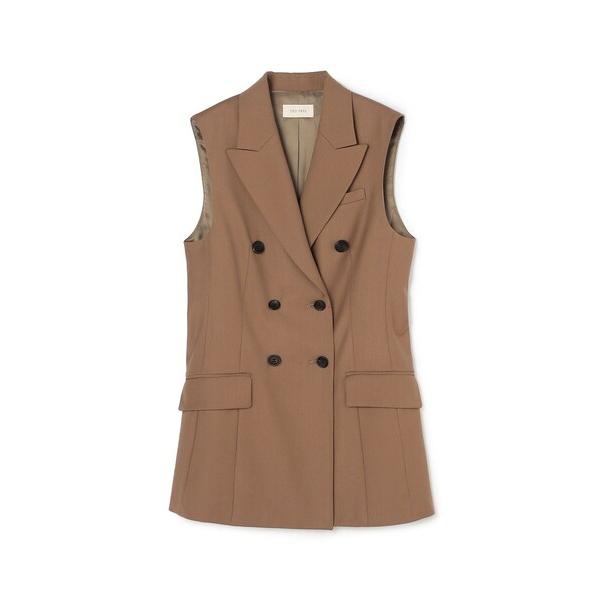 『セール実施中』参考価格：52，800円発売時期：2023年08月コンディション：A（使用感なし）数回使用した程度で使用感が感じられないアイテム参考商品名：ハイツイストギャバジン ダブルブレストジレ参考品番：22073407104【商品に関...